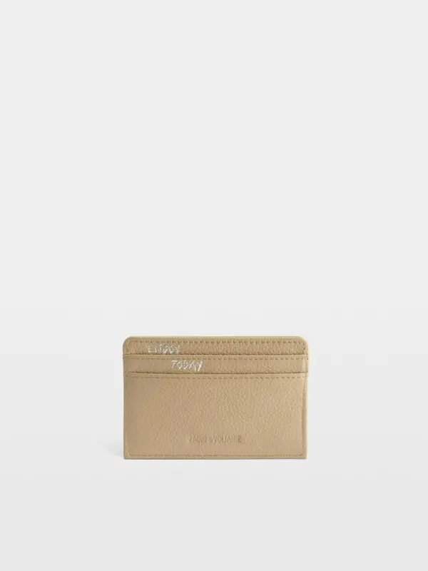 Zadig&Voltaire Zv Pass Card Holder - Clay
