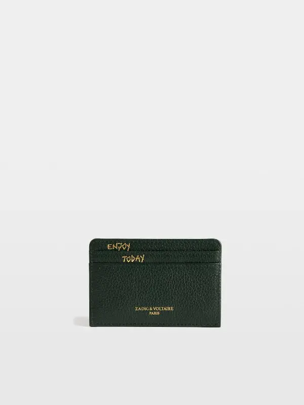 Zadig&Voltaire Zv Pass Card Holder - Emerald