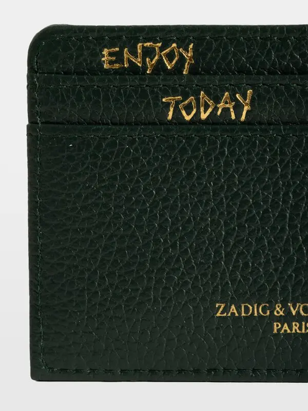 Zadig&Voltaire Zv Pass Card Holder - Emerald