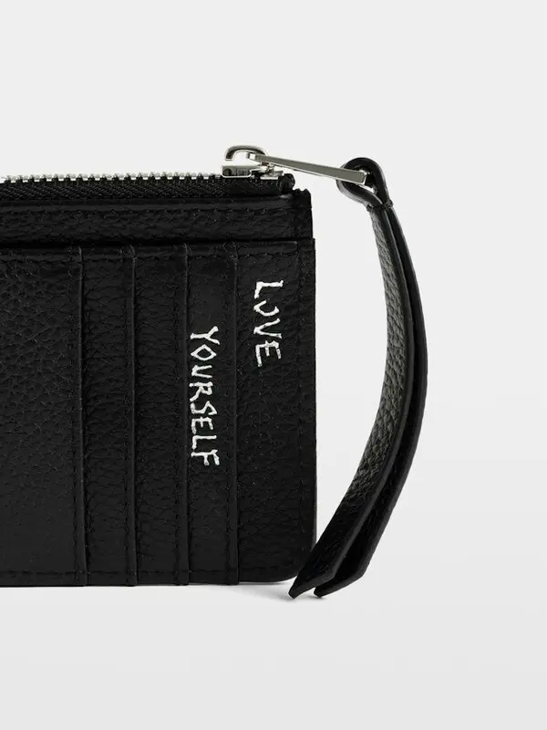 Zadig&Voltaire Zv Card Graffiti Card Holder