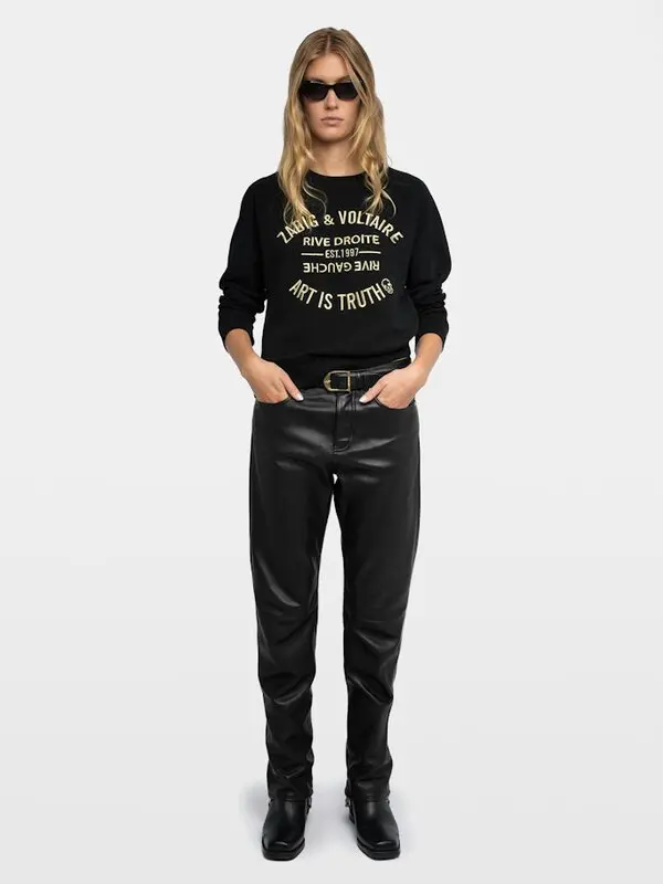 Zadig&Voltaire Cotton Sweatshirt With Embroidered Badge