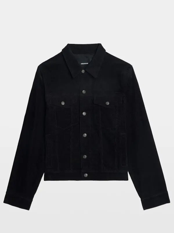 Zadig&Voltaire Bases Velvet Jacket - Black