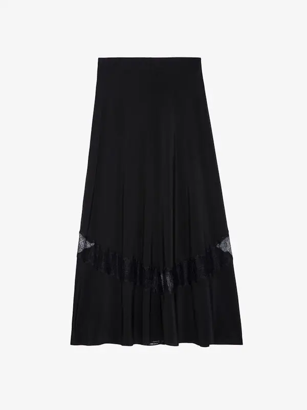 Zadig&Voltaire Jaylal Silk Skirt - Black