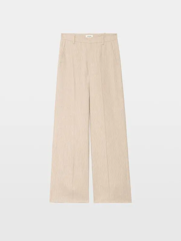 Zadig&Voltaire Striped Wide-leg Pants