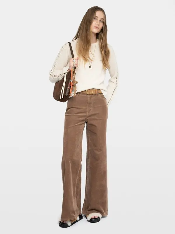 Zadig&Voltaire Wool Cashmere Blend Sweater - Ecru
