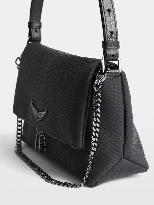 Zadig&Voltaire Rocky Ii Soft Savage Leather Bag