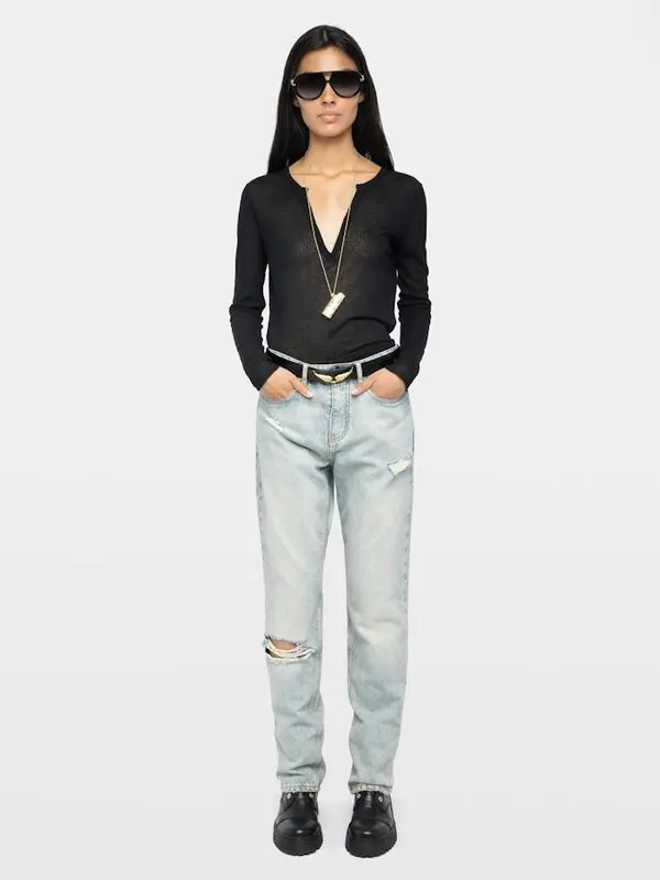 Zadig&Voltaire Tani Henley T-shirt