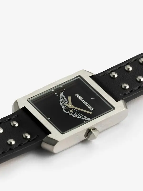 Zadig&Voltaire Voltaire Studded Leather Watch