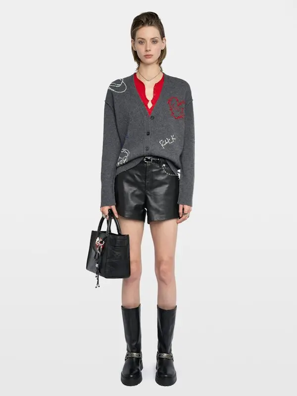 Zadig&Voltaire Cashmere Cardigan - Anthracite