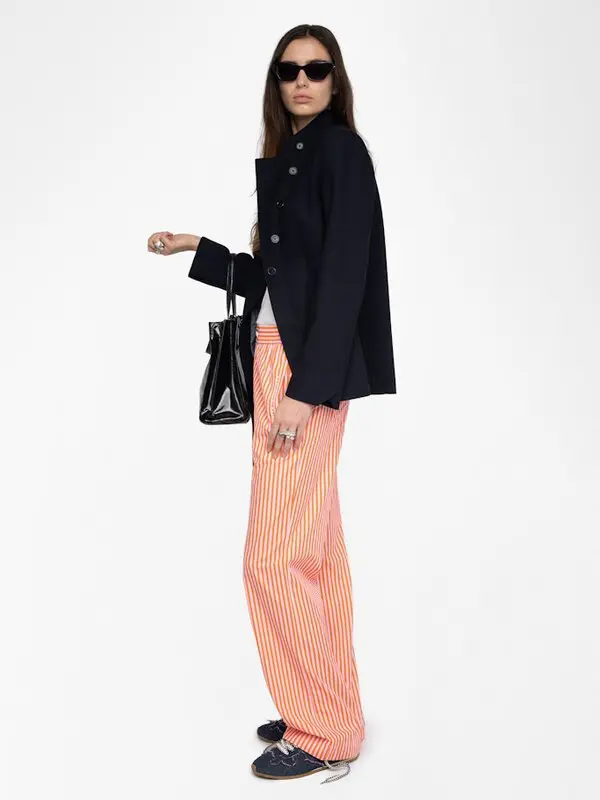 Zadig&Voltaire Striped Cotton Jogger Pants