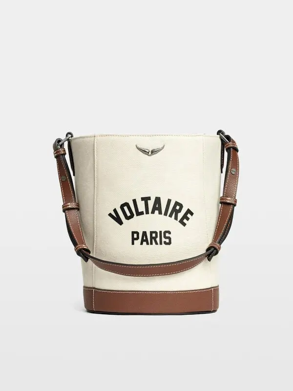 Zadig&Voltaire Canvas And Leather Bucket Bag - Flash