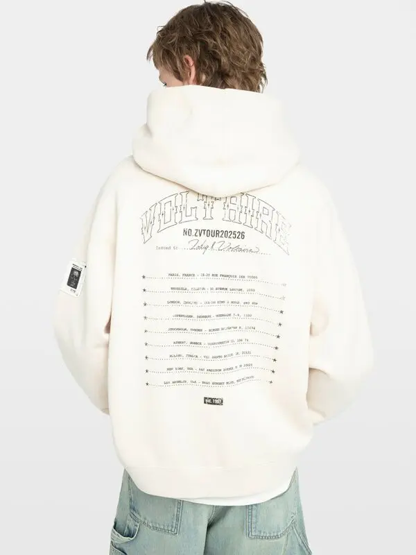 Zadig&Voltaire Georgio Raglan Hoodie - Light Sugar