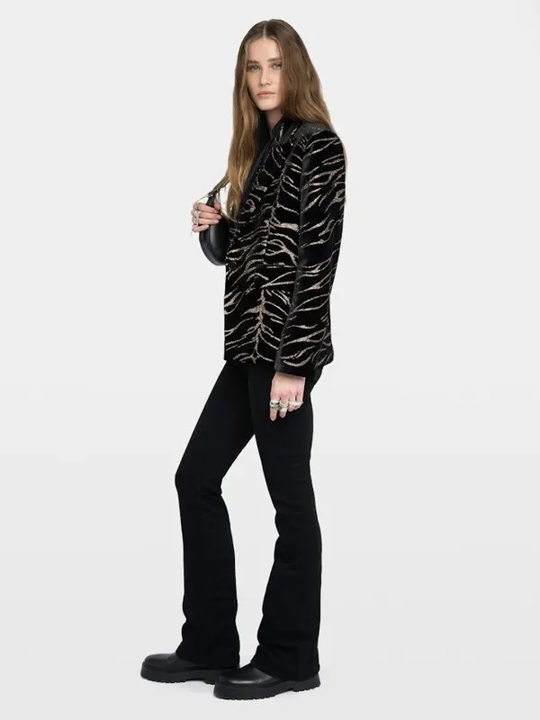 Zadig&Voltaire Vavy Sequin Velvet Blazer