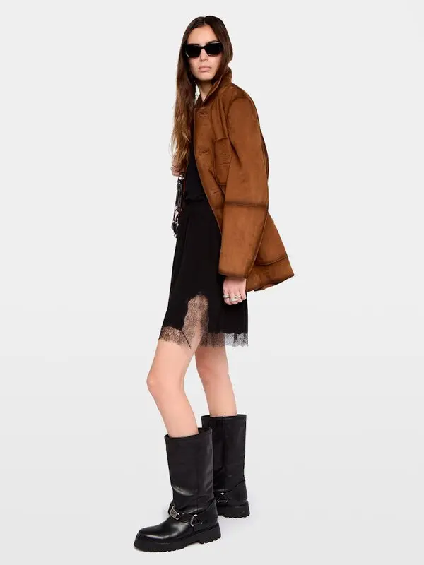 Zadig&Voltaire Jarvis Lace Mini Skirt