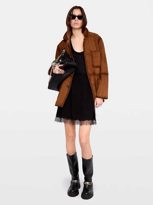Zadig&Voltaire Jarvis Lace Mini Skirt