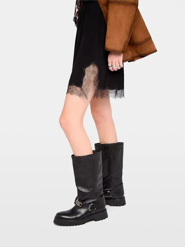 Zadig&Voltaire Jarvis Lace Mini Skirt