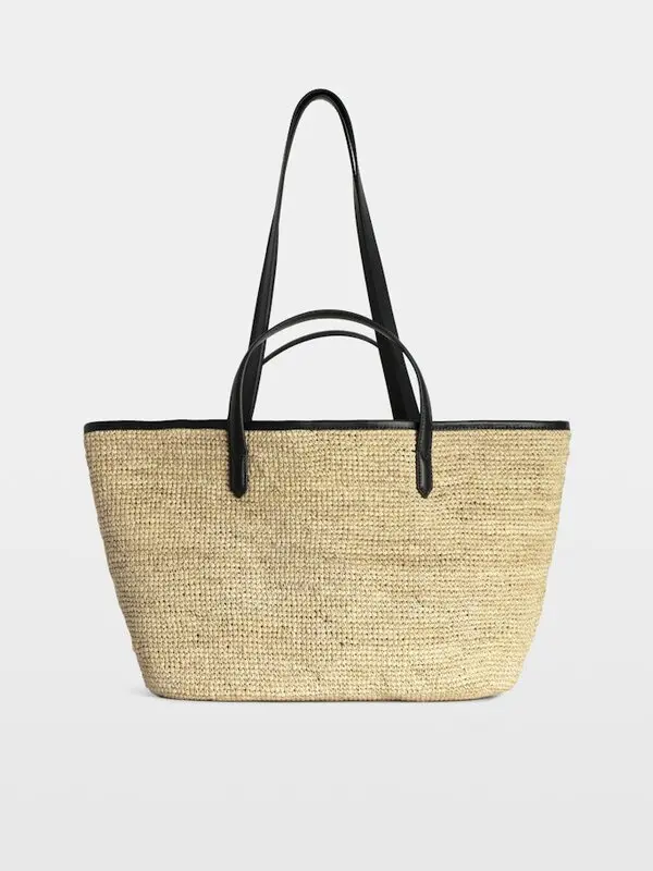 Zadig&Voltaire Wings Raffia Basket Bag