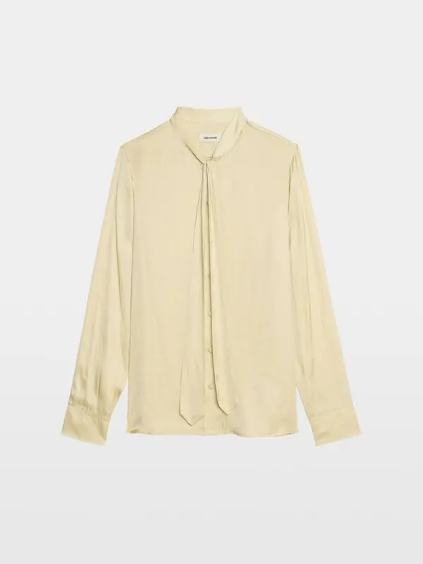 Zadig&Voltaire Tulba Satin Shirt - Blond