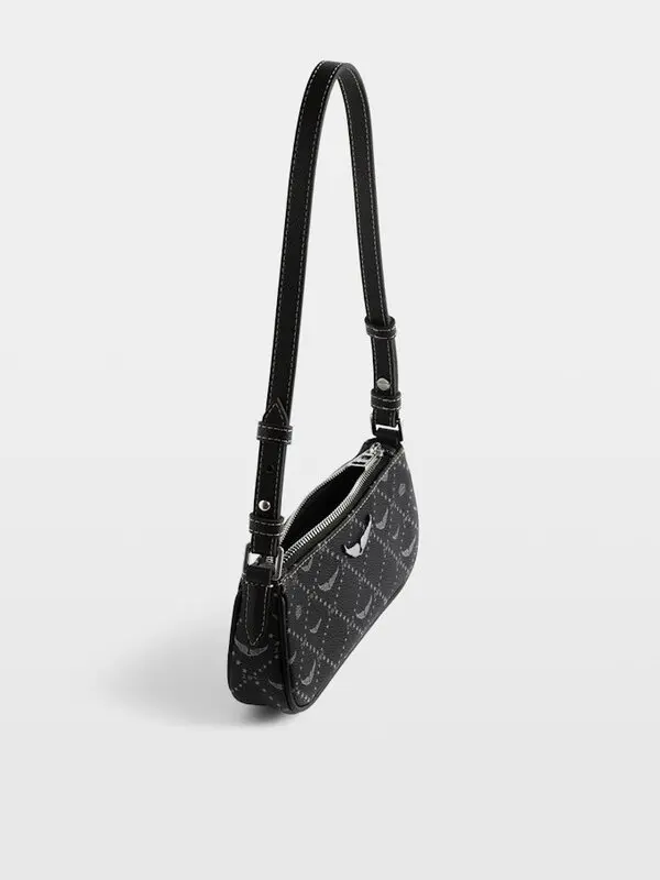 Zadig&Voltaire Z Pocket Monogram Clutch - Black