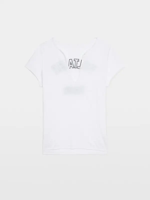 Zadig&Voltaire Henley T-shirt - White