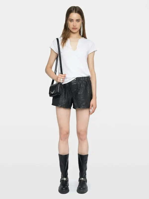 Zadig&Voltaire Cotton Henley T-shirt - Snow White