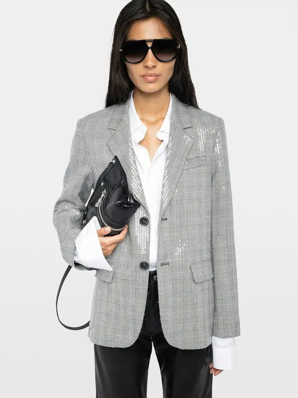 Zadig&Voltaire Sequin Tailored Blazer