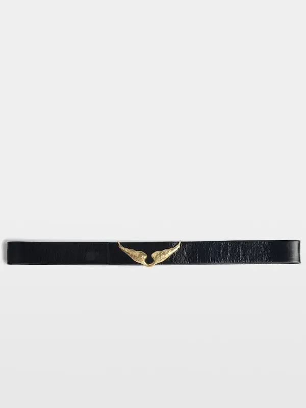 Zadig&Voltaire Rock Reversible Vintage Belt - Noir