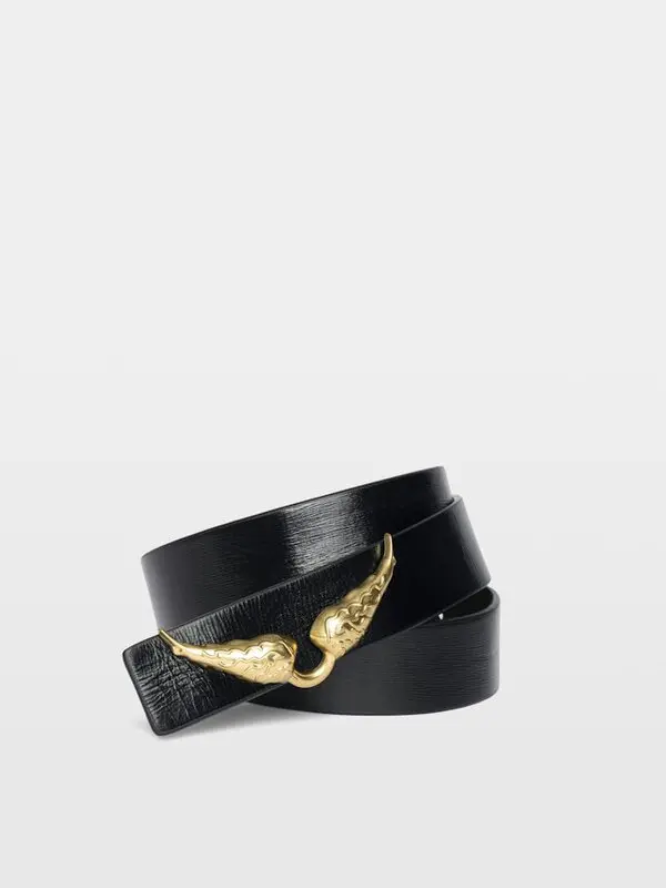 Zadig&Voltaire Rock Reversible Vintage Belt - Noir