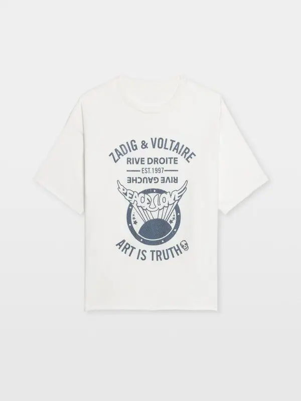 Zadig&Voltaire Berry Rhinestone T-shirt - Judo
