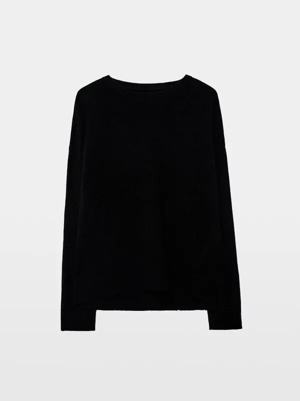 Zadig&Voltaire Cici Patch Cashmere Sweater - Black