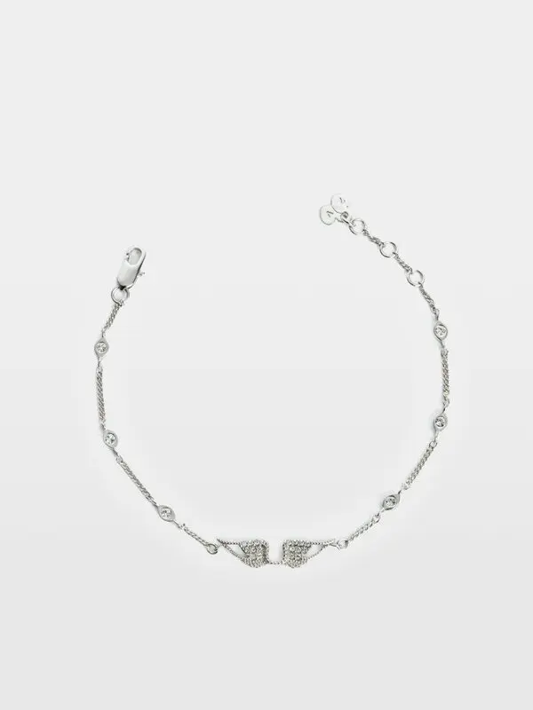 Zadig&Voltaire Rock Chain Bracelet - Shiny Silver
