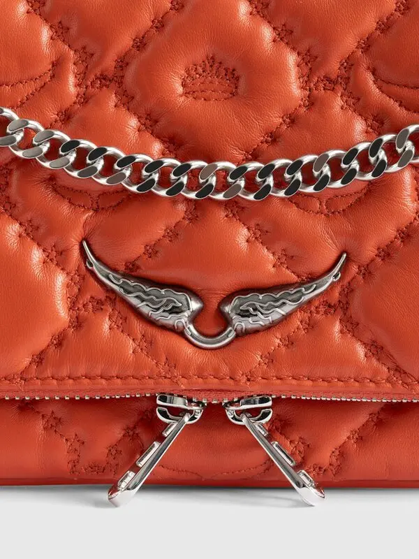 Zadig&Voltaire Rock Ii Quilted Monogram Clutch