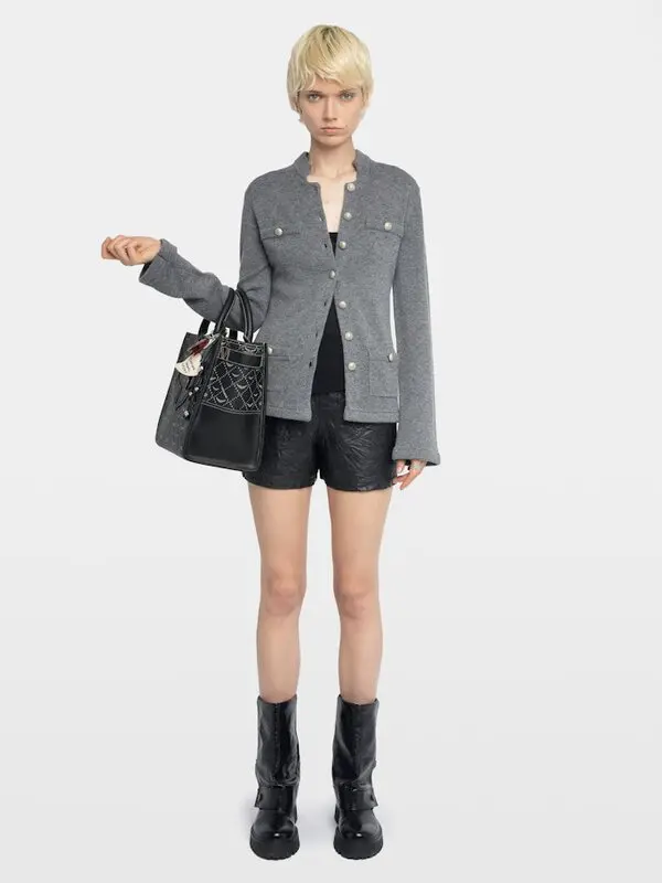 Zadig&Voltaire Lucy Button-up Jacket - Anthracite
