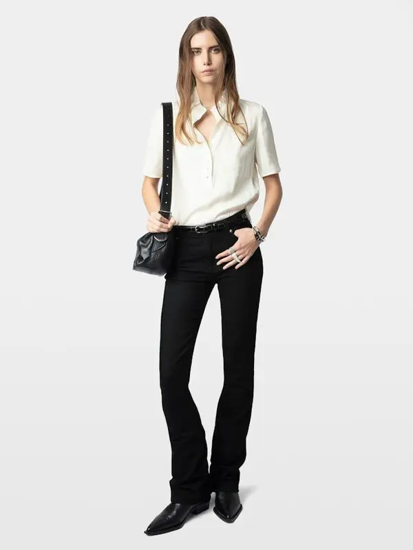 Zadig&Voltaire Satin Top - Flake