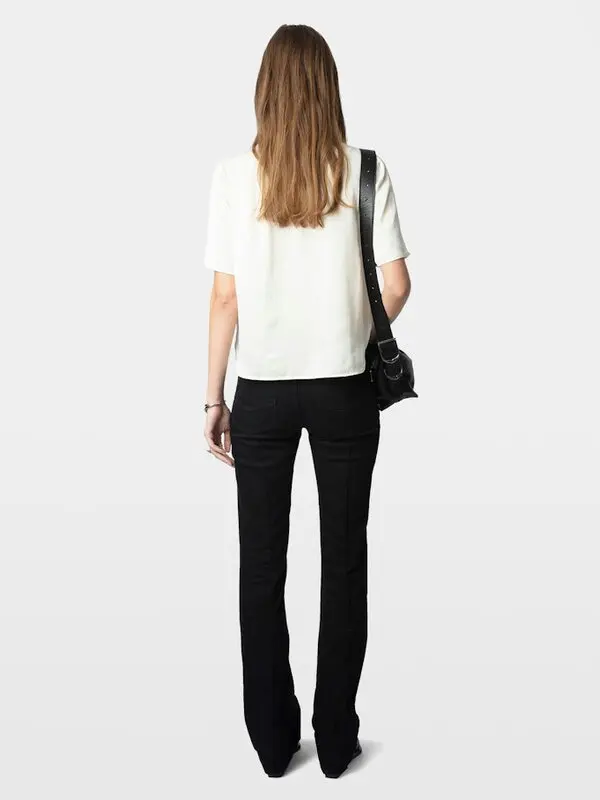 Zadig&Voltaire Satin Top - Flake