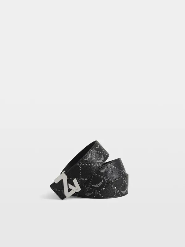 Zadig&Voltaire Zv Initiale Leather Belt - Black