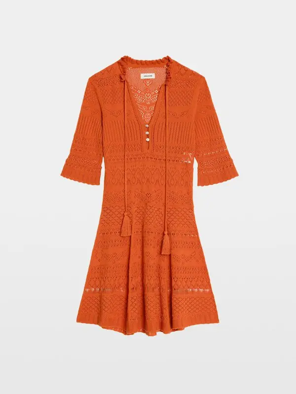 Zadig&Voltaire Memphisa Dress - Tangerine