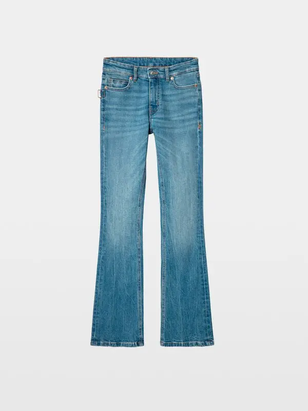 Zadig&Voltaire Eclipse Flared Jeans In Faded Denim