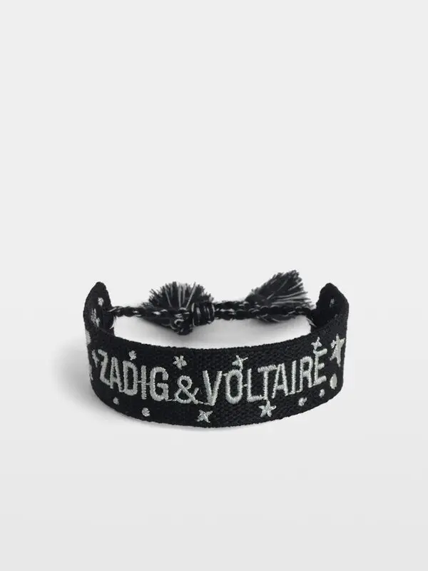 Zadig&Voltaire Woven Bracelet - Black