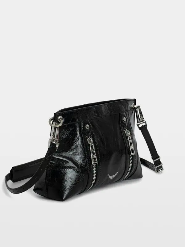 Zadig&Voltaire Sunny Moody Vintage Patent Bag - Noir