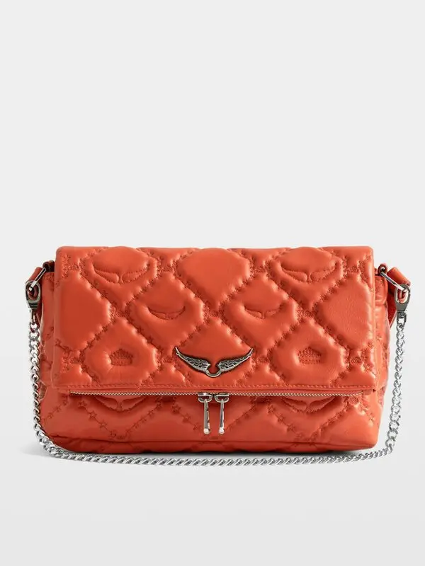 Zadig&Voltaire Rocky Ii Quilted Monogram Shoulder Bag