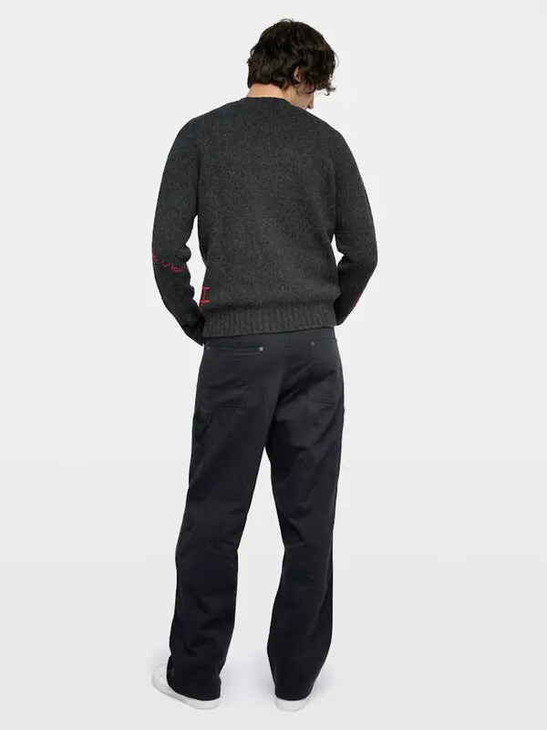 Zadig&Voltaire Jordan Merino Wool Sweater - Anthracite