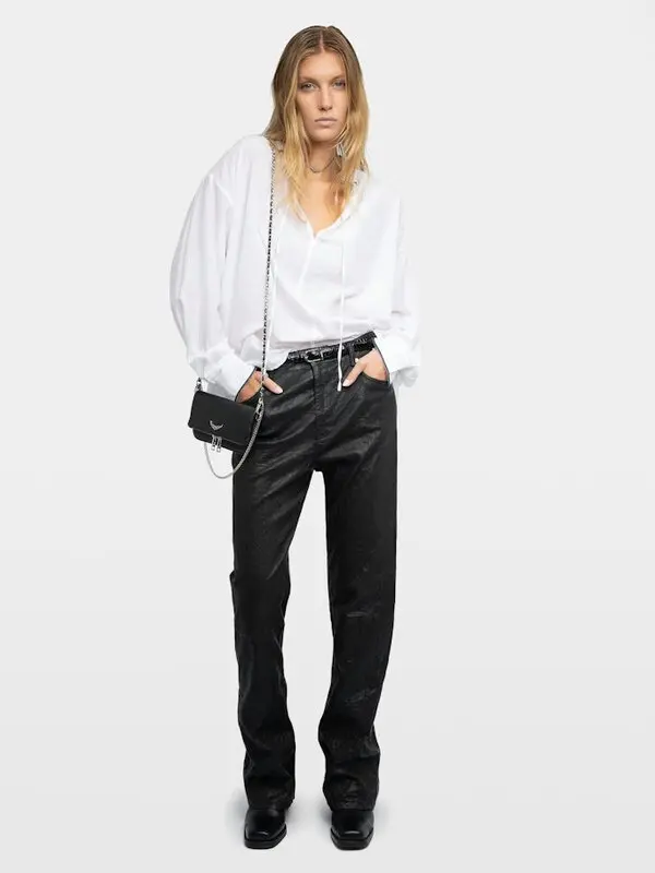 Zadig&Voltaire Troene Oversized Cotton Blouse