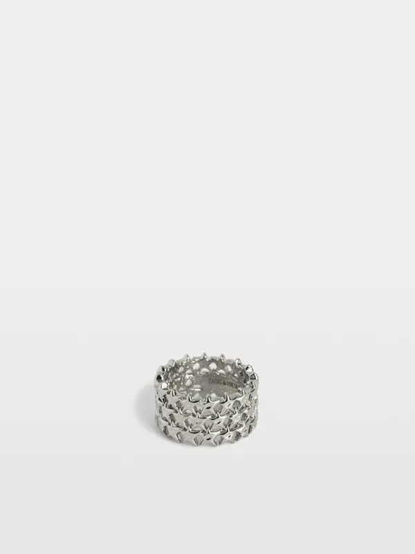 Zadig&Voltaire Rock Star Ring - Shiny Silver