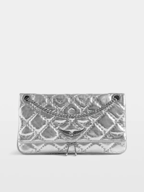 Zadig&Voltaire Rock Ii Metallic Clutch