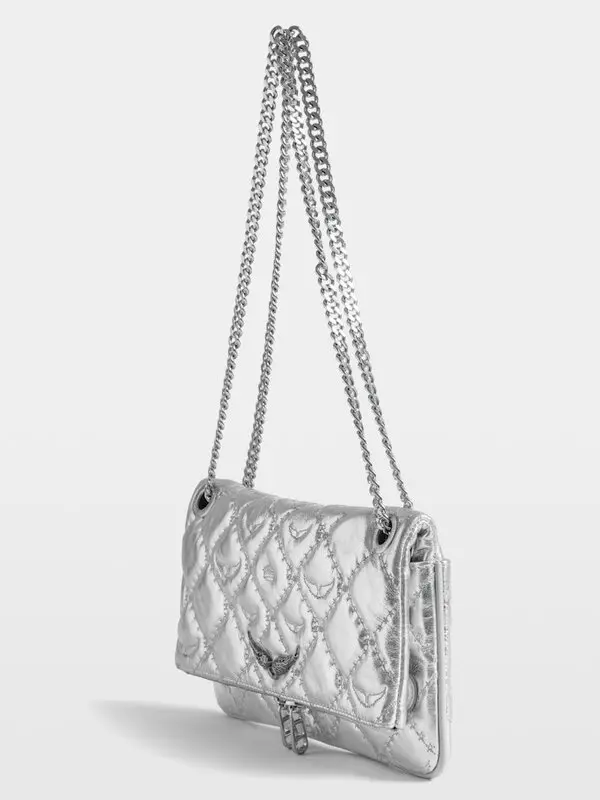 Zadig&Voltaire Rock Ii Metallic Clutch