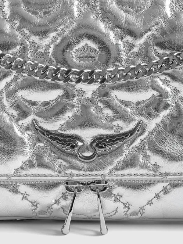 Zadig&Voltaire Rock Ii Metallic Clutch
