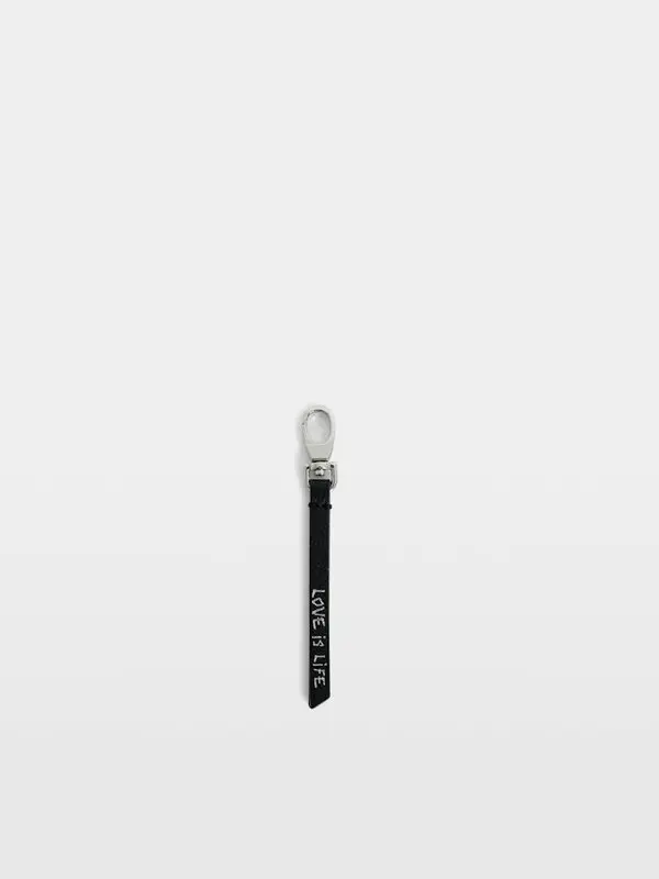 Zadig&Voltaire Love Link Keyring - Black