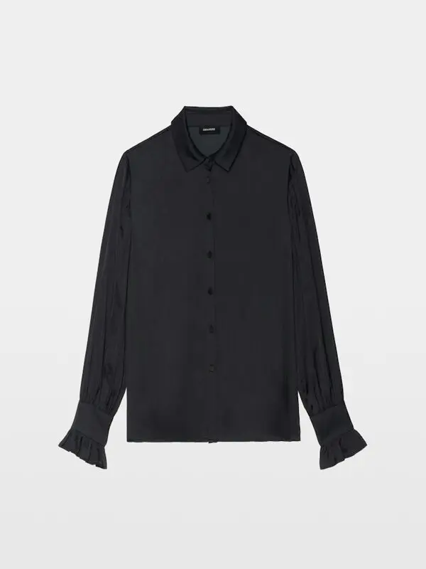 Zadig&Voltaire Thely Satin Shirt - Black