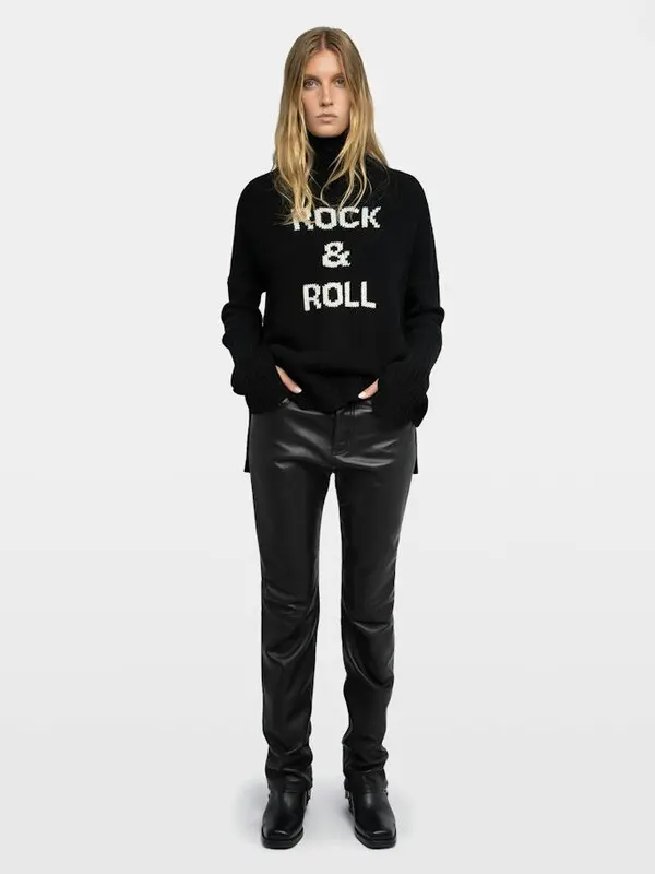 Zadig&Voltaire Rock & Roll" Wool Turtleneck Sweater